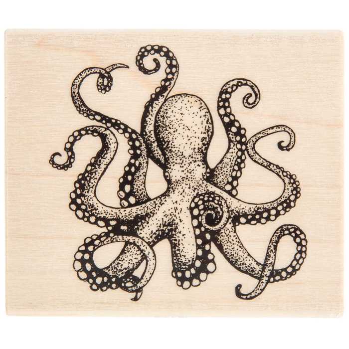 Octopus Rubber Stamp | Hobby Lobby | 1103860